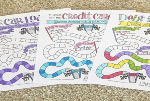 Resource of The Month: Debt Free Coloring Charts! – Investment or Money